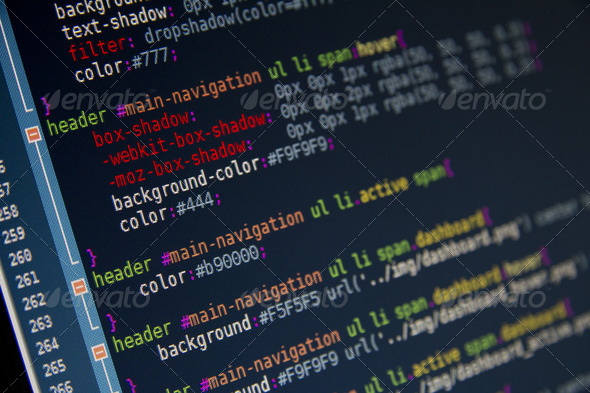 CSS3 Code - Stock Image - Everypixel